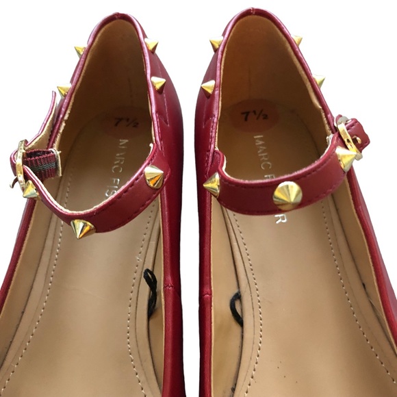 Marc Fisher | Shoes | Nwot Marc Fisher Alic Gold Rock Stud Mary Jane ...